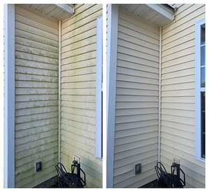 Exterior Cleaning Before and After Pics – Fernandina Beach